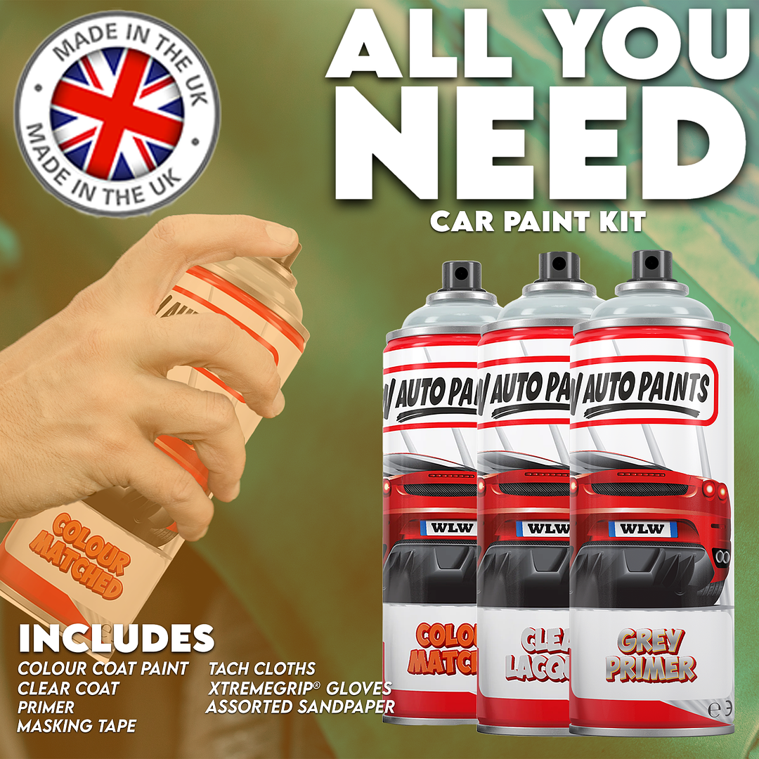 Aerosol Spray Paint Kit For Ford Fiesta Vitro Green 3Hrc 400ml Repair ...