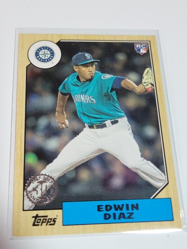 EDWIN DIAZ 2017 Topps Retro Rookie #US87-11. MARINERS | eBay