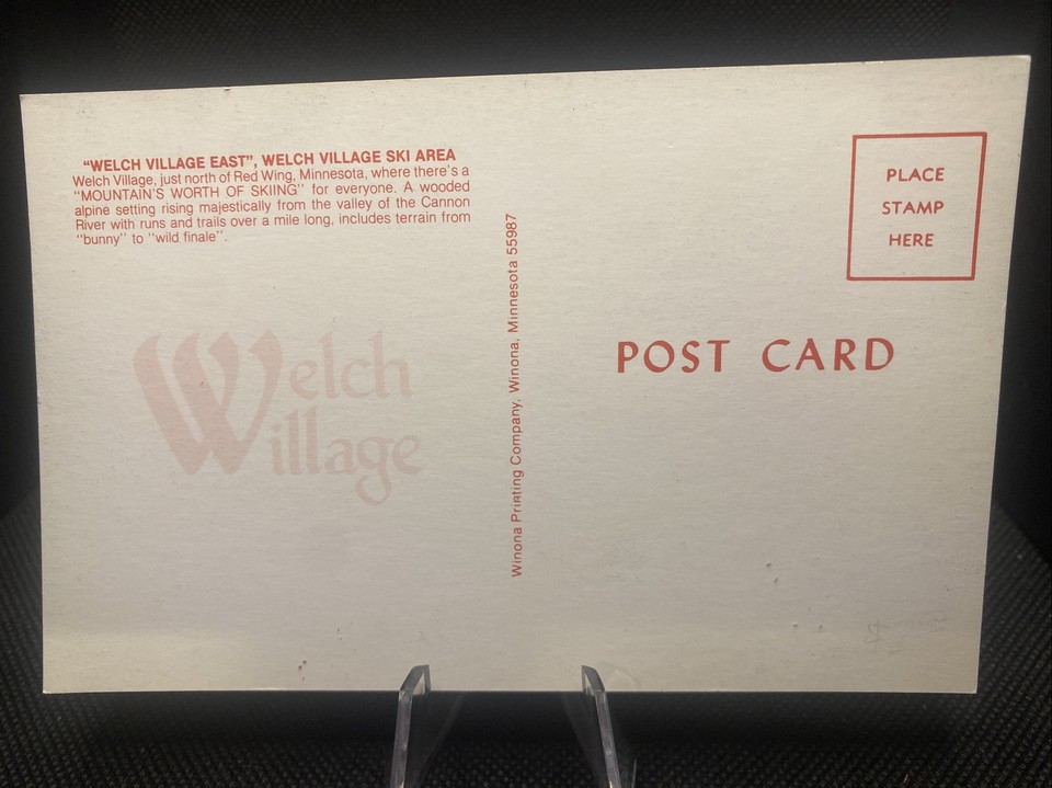 POSTCARD: Welch Village Ski Area Redwing Minnesota H17 | eBay