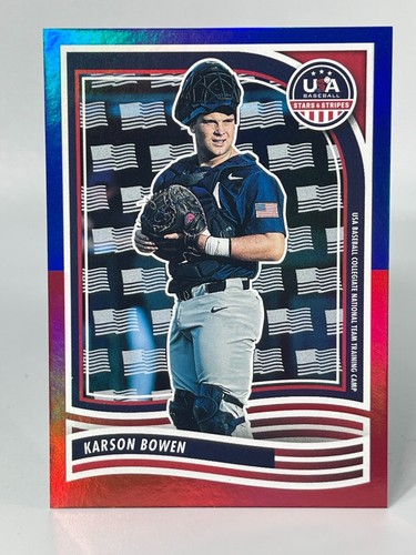 2024 Panini USA Stars & Stripes KARSON BOWEN #178 Flag Parallel 07/13 ...