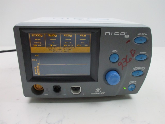 Respironics Nico 2 Co2 Monitor Model 7600 for sale online | eBay