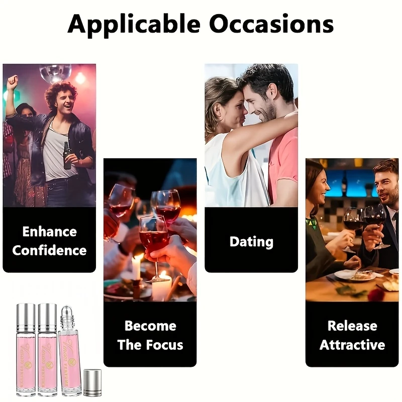 2pcs Pheromone Perfume for Women, Lunex Phero Perfume, Fresh Portable ...