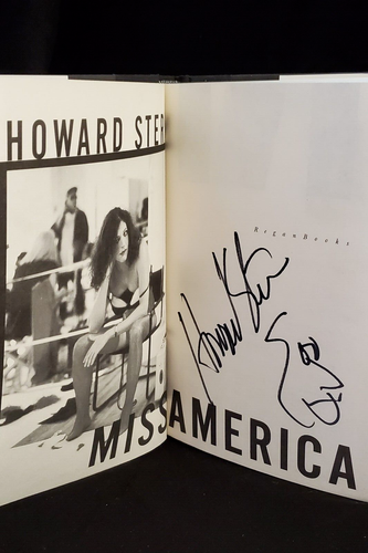 Howard Stern Autographed Ms America w-RARE Caricature JSA CERTIFIED | eBay