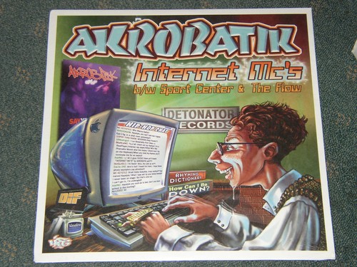 Akrobatik "Internet Mc's / Sport Center / Flow" Lp RAWKUS 263 Rap, Hip ...