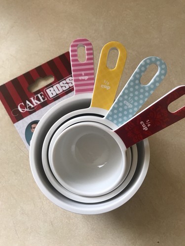 Cake Boss Countertop Accessories 4-piece Measuring Cup Set Basic for ...