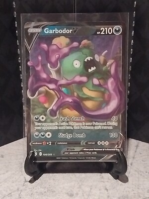 Pokémon TCG Garbodor V Evolving Skies 100/203 Holo Ultra Rare | eBay