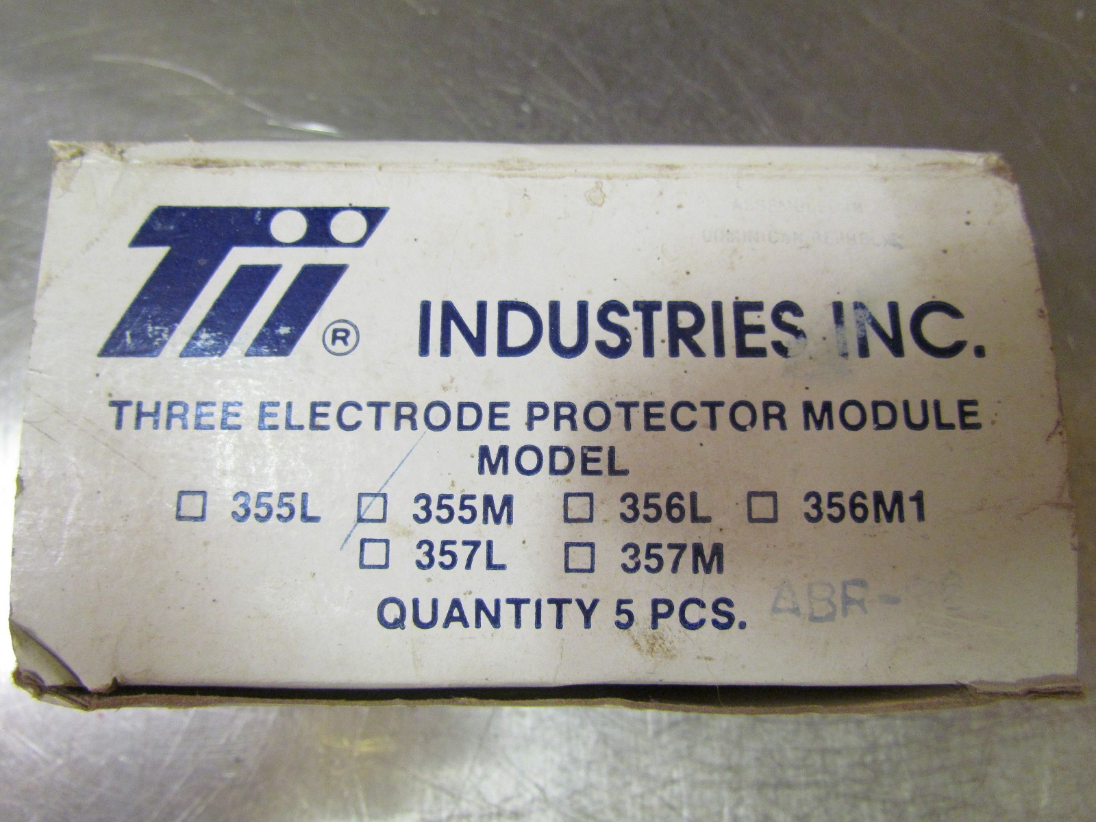 5 Tii INDUSTRIES 355M TELEPHONE LINE SIGNAL CIRCUIT Three Electrode ...