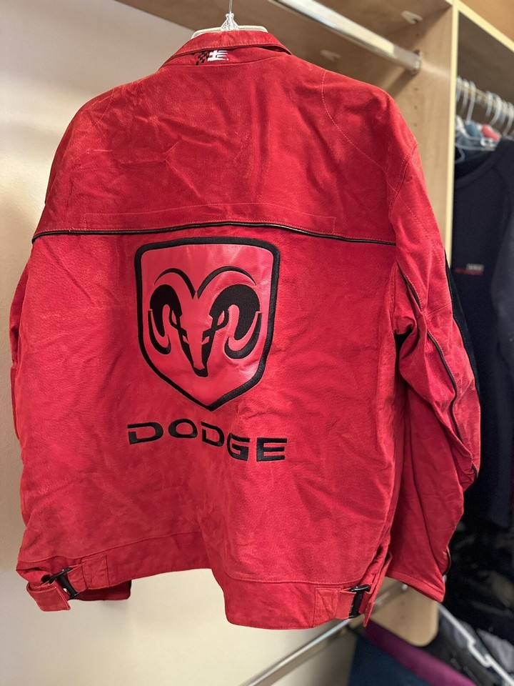 NWT VNTG Wilson Leather/Suede Chase Authentics Kasey Kahne Nascar Dodge Jacket L | eBay