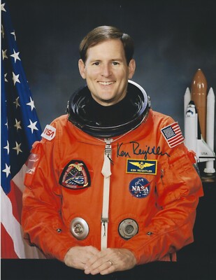 KEN REIGHTLER Astronaut NASA Signed 8.5 x 11 Photo U.S. NAVY Test Pilot ...