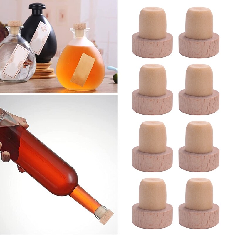 3X(24Pc Wine Bottle Corks T Shaped Cork Plugs for Wine Cork Wine ...