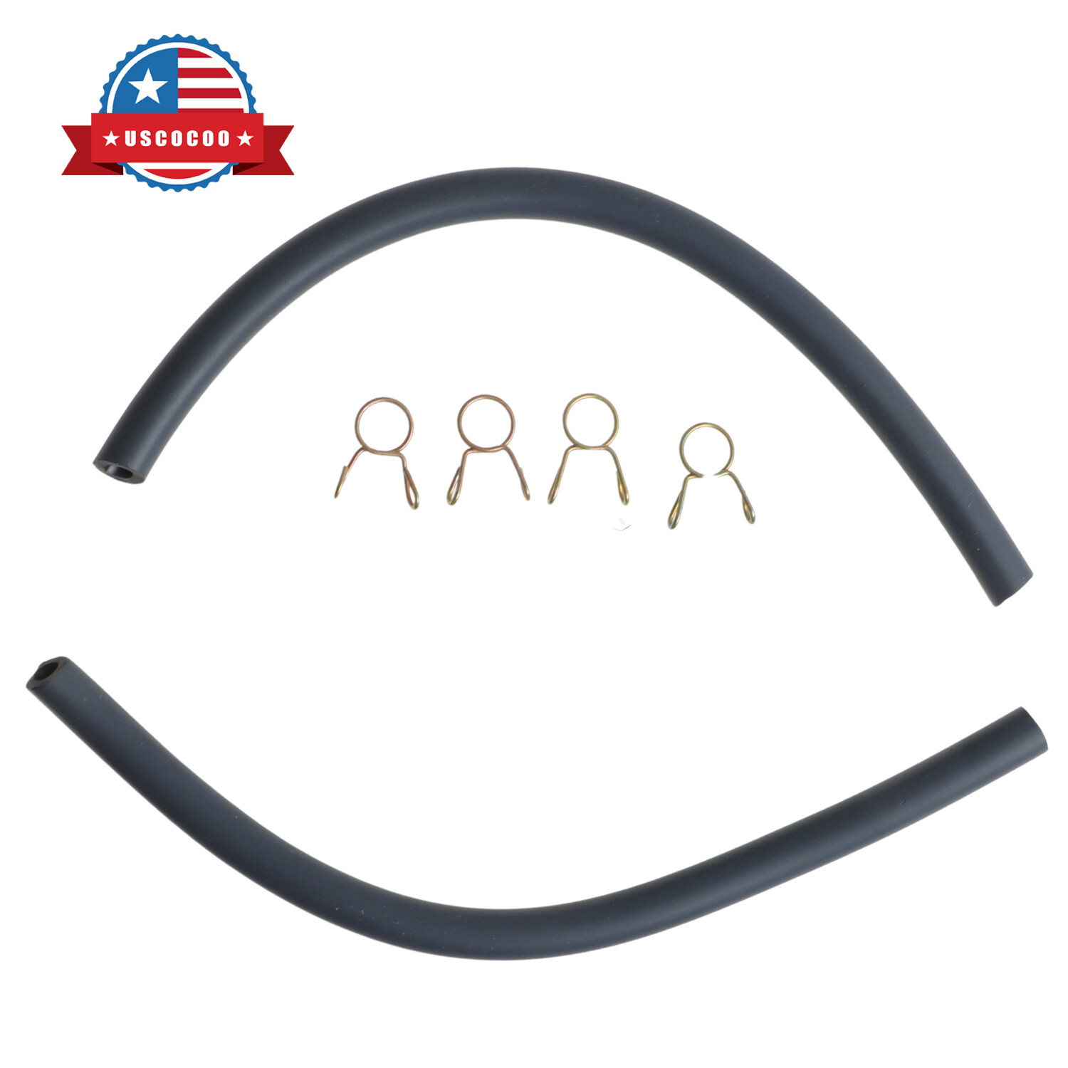 Fuel Tank Gas Line Hose & Clips Fit for Honda CB77 CB125S CB350 CB350F ...