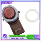 1x Bumper Parking PDC Ultrasonic Red Color Side Sensor Fit Tesla S X 3 ...