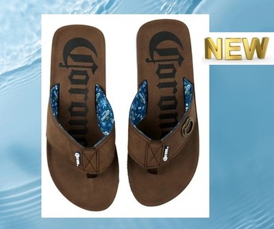 Corona Men’s Faux Leather Flip Flops Bottle Opener Size 9 NWT color ...