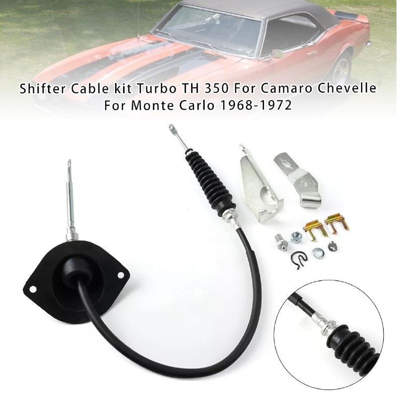 Shifter Cable kit Turbo TH350 For Camaro Chevelle Monte Carlo 1968-1972 ...