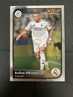 2024-25 Topps Merlin UEFA - Kylian Mbappé Base Card 9 Real Madrid CF | eBay