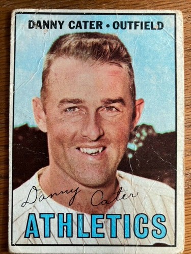 1967 Topps Baseball Danny Cater Card # 157 | eBay
