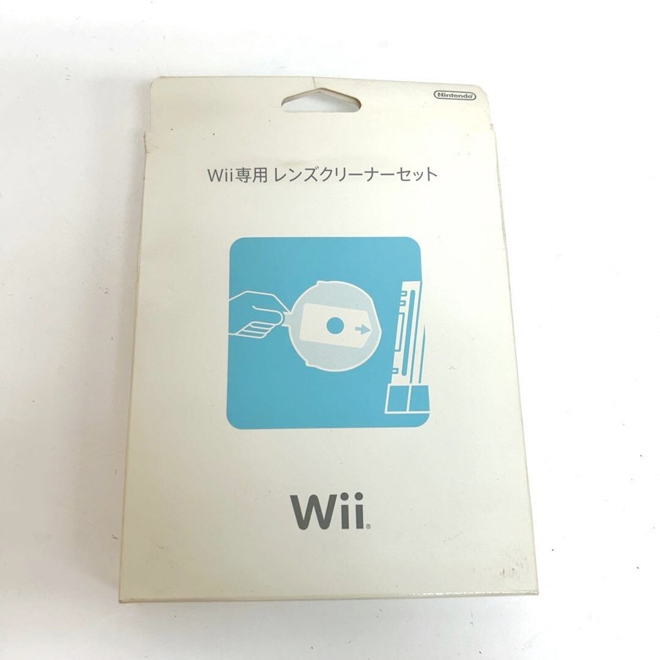 Wii Lens Cleaner Kit with Liquid Nintendo Official Game Disc Style ...