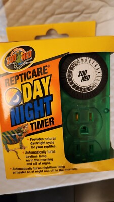 Zoo Med Repticare Terrium Controller Programmable Timer Power Strip Day ...