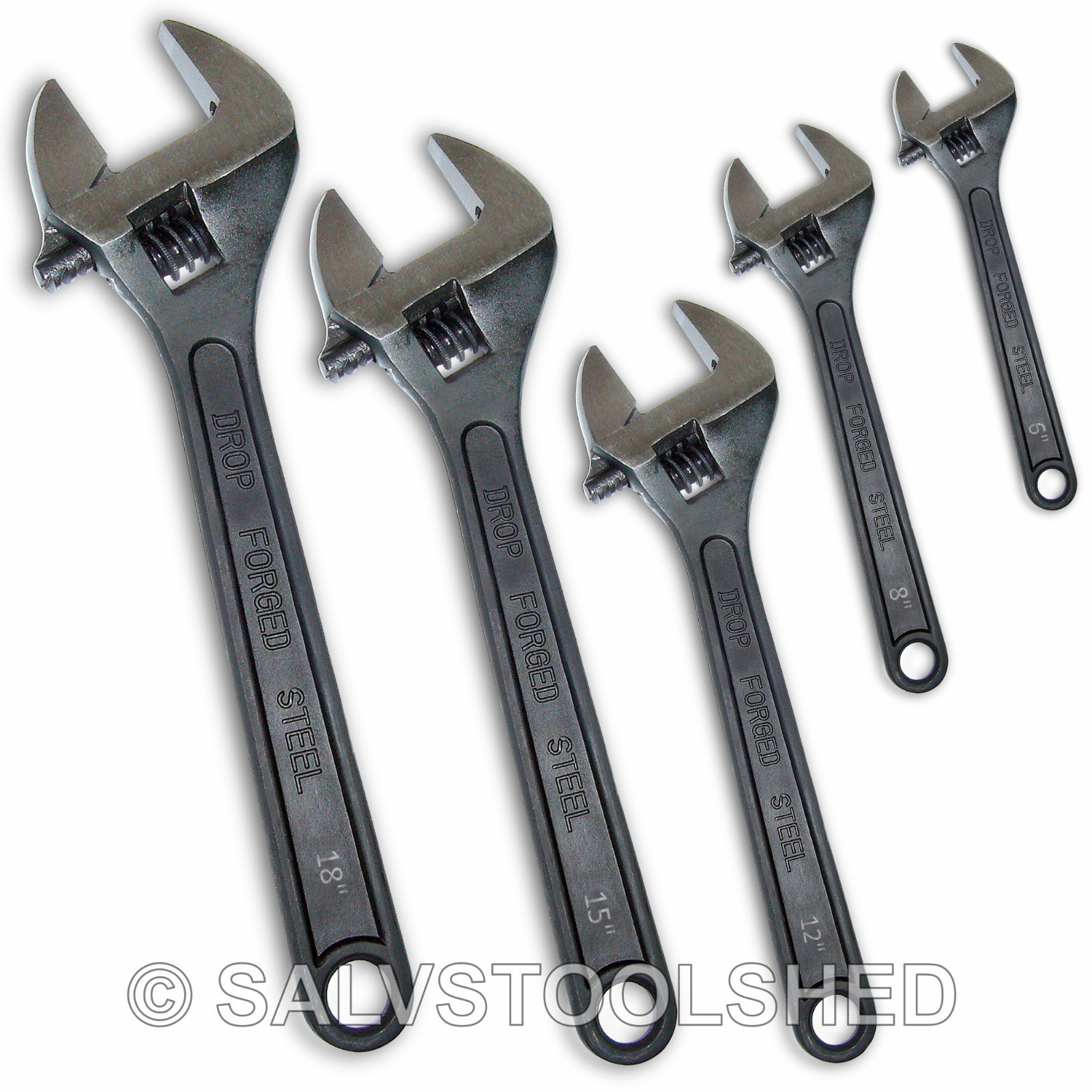Adjustable Shifter Wrench 24" 18" 15" 12" 10" 8" 6" Shifting Spanner ...