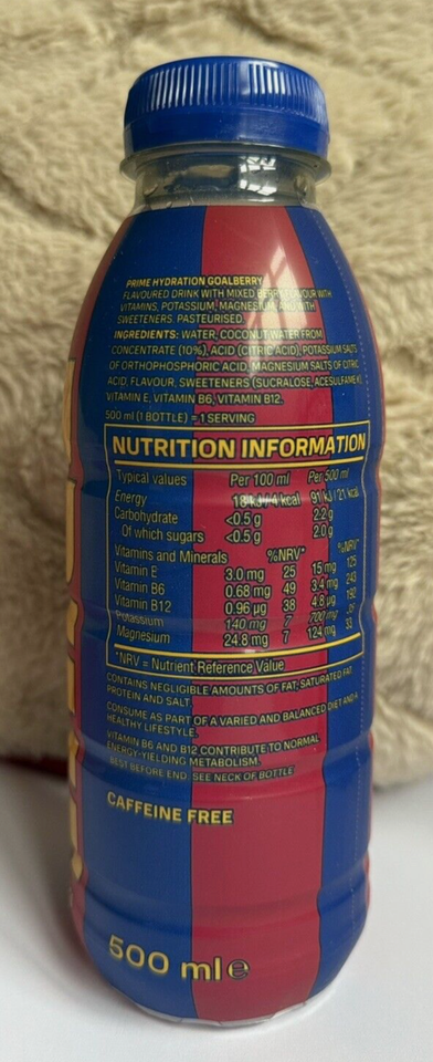 PRIME BARCELONA FC HYDRATION DRINK SEALED FULL BRAND NEW FAST DELIVERY ...