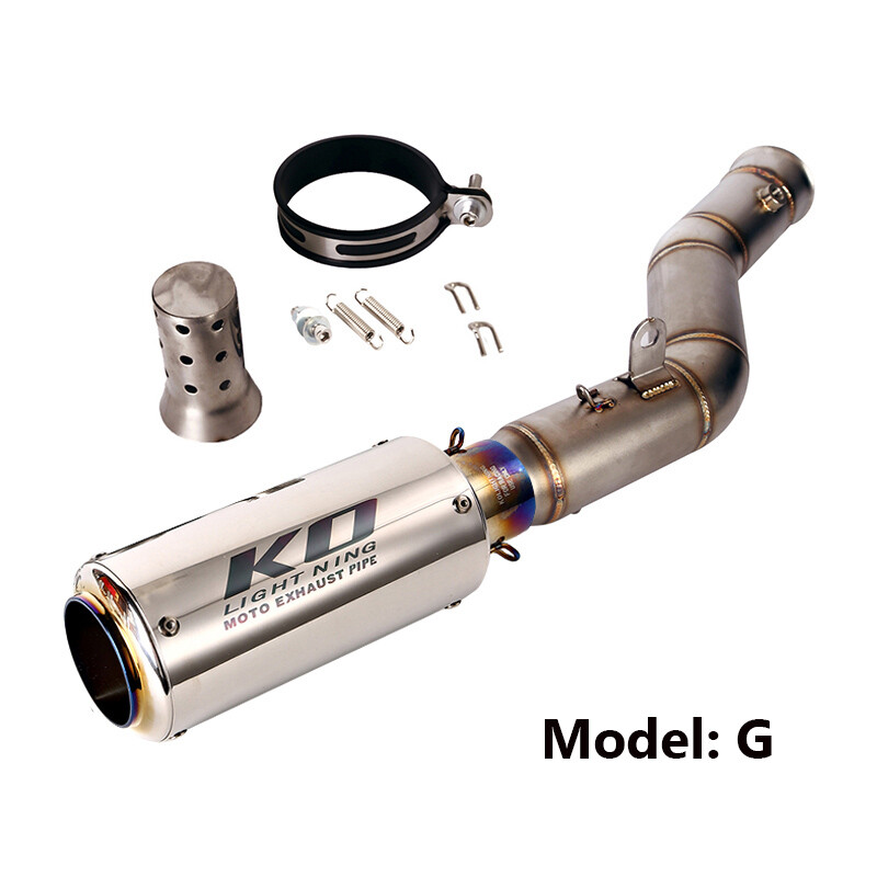 YZF-R1 Motorcycle Exhaust System Tip Muffler Mid Link Pipe For Yamaha ...