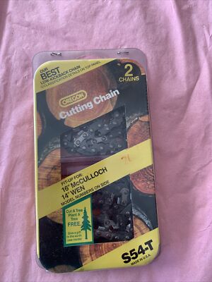 OREGON Cutting Chains 16" and 14" 2 S54-T NIB Chainsaw chains NEW | eBay