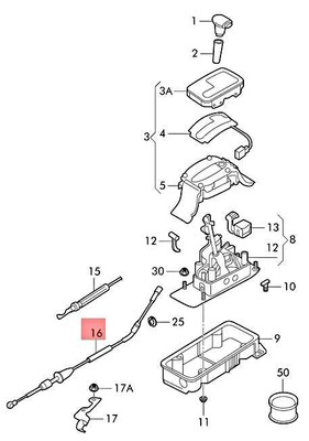 Genuine VW SKODA SEAT Polo Classic Derby Vento-IND Cable 6Q0713265B | eBay