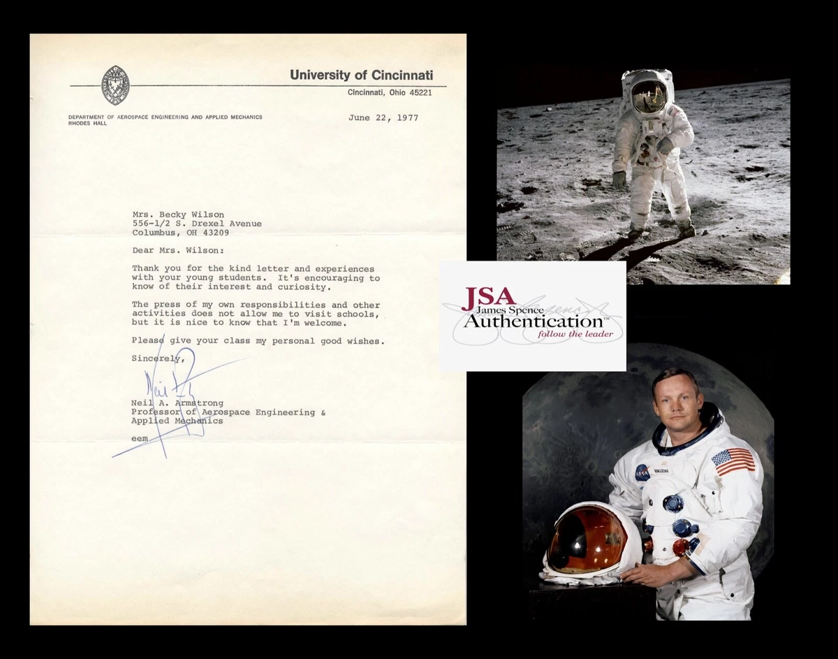 Neil Armstrong Letter
