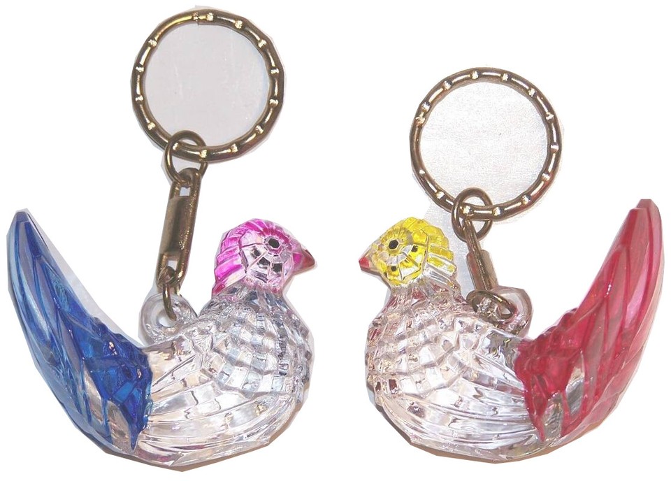 Lot of 12,24--Clear Plastic Animal keychain souvenir Random Color | eBay