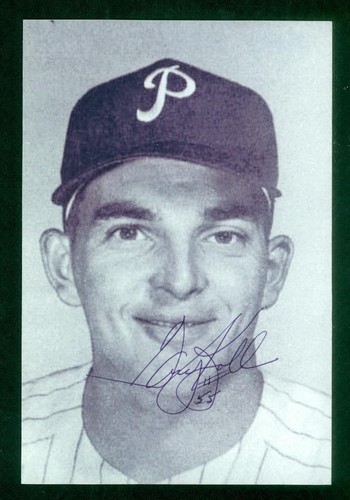 #0933, 4" x 6" Photo Card, Signed-Autographed, Gary Kroll, Phila ...