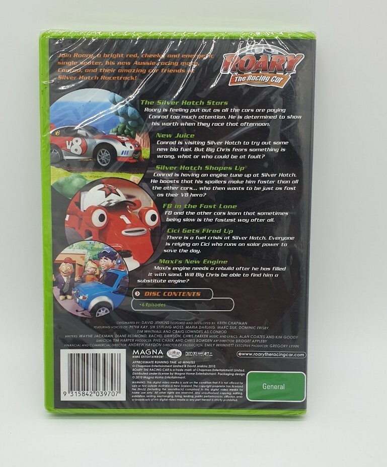 Roary The Racing Car DVD : Meet Conrod The V8 : GENUINE R4 AUS FORMAT ...