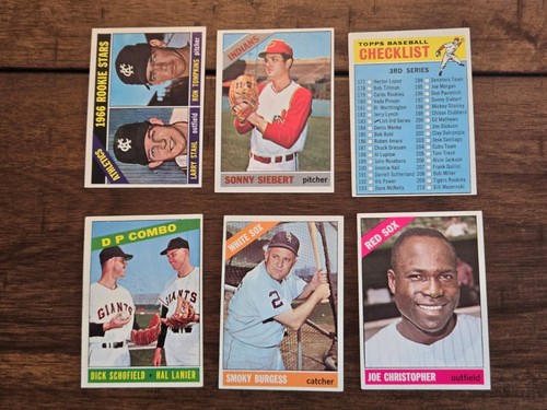 1966 Topps Baseball Lot of 6 EX-NM | eBay