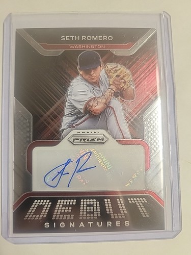 2022 Panini Prizm Baseball Seth Romero Debut Signatures | eBay