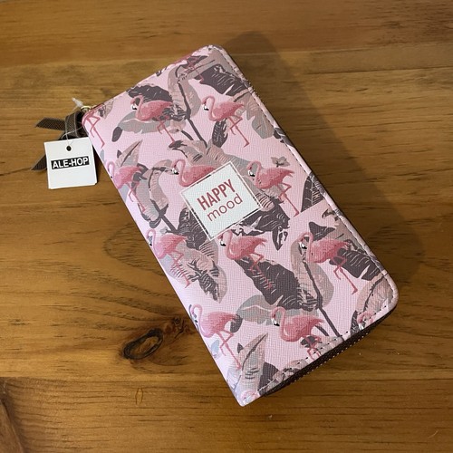 Ale-Hop Spain Flamingo ‘Happy Mood’ Zip Around Purse / Wallet NWT | eBay UK