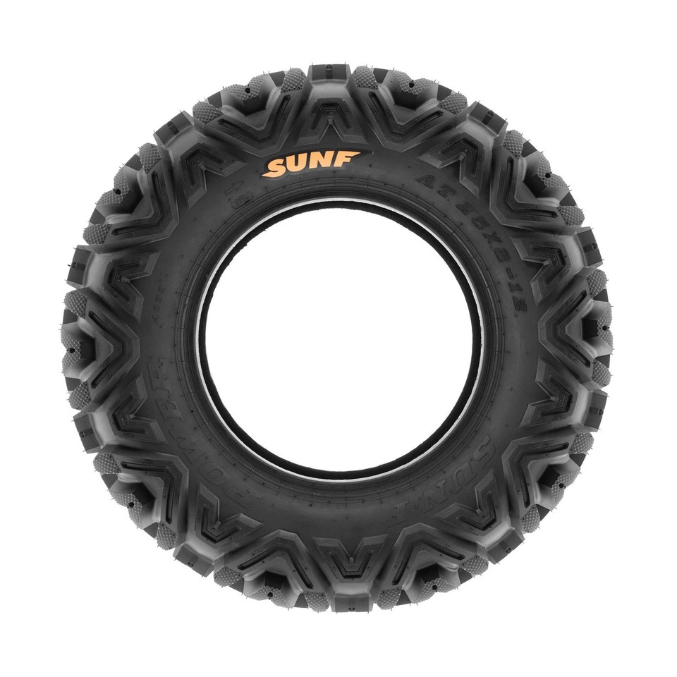 SunF Power.I 25 inch ATV UTV all-terrain Tires 25x8-12 & 25x11-12, 6 PR ...
