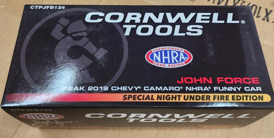 2019 John Force 1/24 Peak Night Under Fire Cornwell Tools Release Din ...