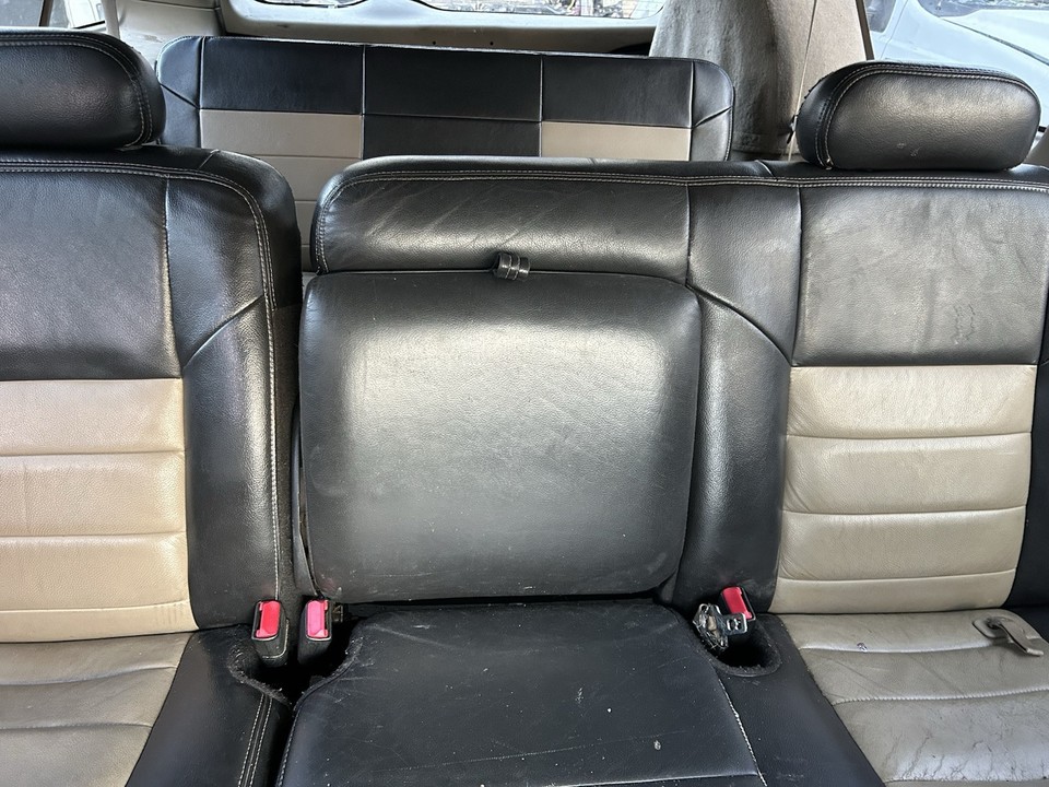 2005 Ford EXCURSION Eddie Bauer Black & Tan Factory OEM Leather Seats 3 ...