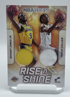 Bronny James Jr & Isaiah Collier Patch 2024-2025 Hoops Rise ‘N Shine No ...