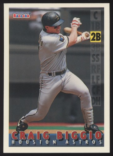 1995 Bazooka #33 Craig Biggio Houston Astros | eBay UK