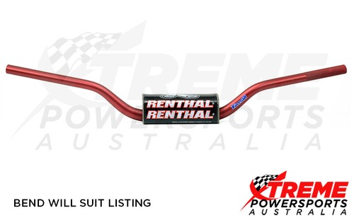 Renthal Fatbar Red RC High MX Bend Handlebars 609-01 | eBay Australia