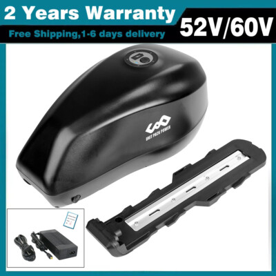 Ebike Battery 52V 28.8AH 60V 24AH Fuel tank battery for 1000W 1500W ...