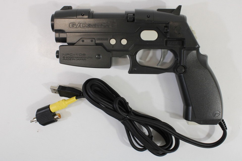 Namco NPC-106 GunCon 2 Light Gun Controller PS Playstation 2 PS2 Black ...