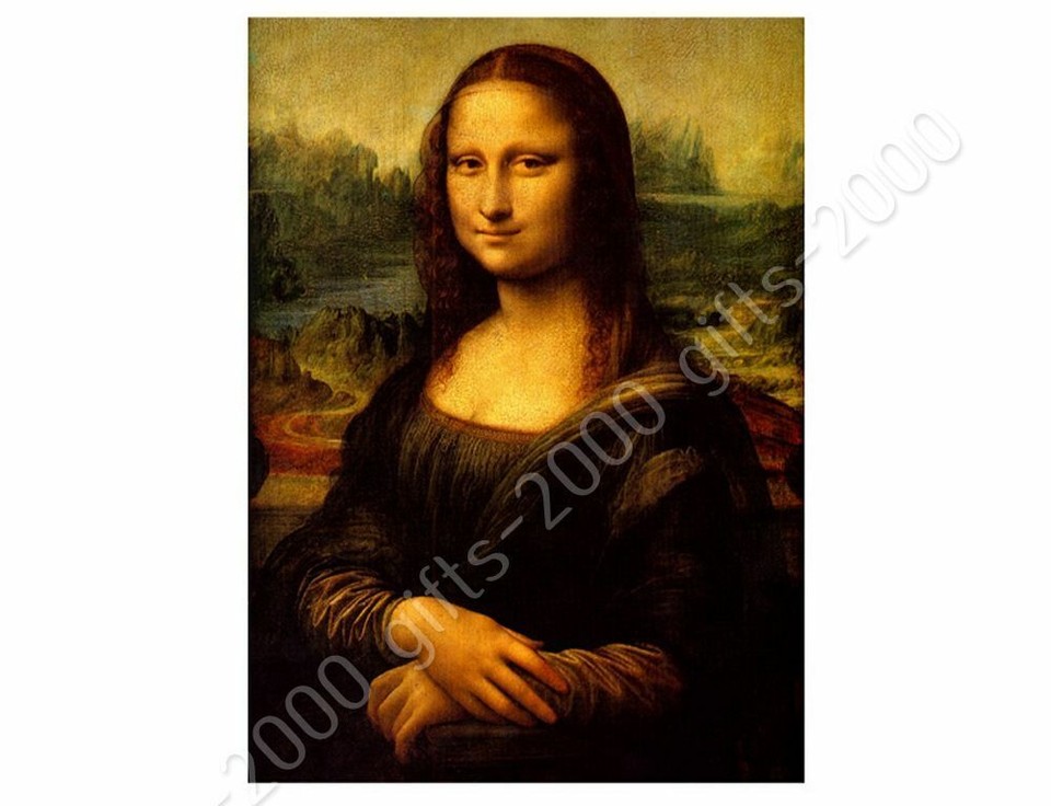 Mona Lisa by Leonardo Da Vinci | Canvas (Rolled) | Wall art HD picture ...