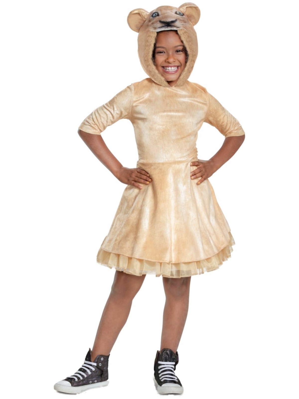 Disney Lion King Nala Child Costume Girls Hooded Dress Tutu Tail Small ...