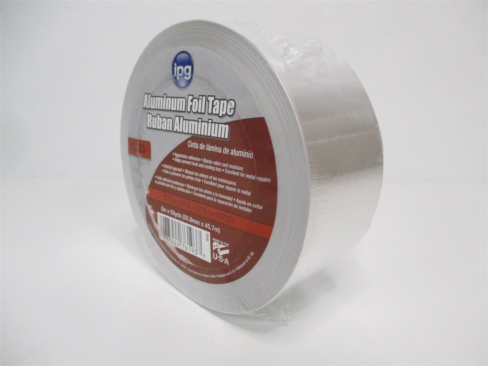 Intertape (89269) UL723 Ruban Aluminum Foil Tape 2" x 50 yds x 3 mm Lot ...