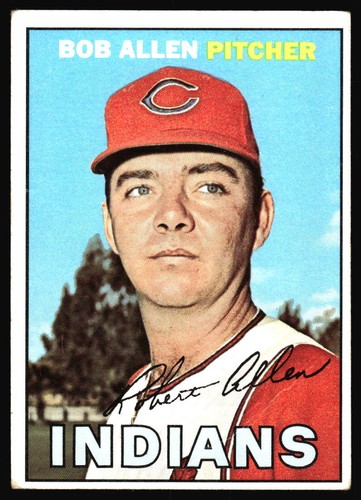 1967 Topps Bob Allen #24 Cleveland Indians L2 | eBay