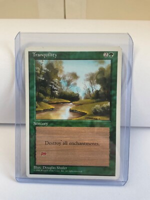 MTG Magic the Gathering Card *Tranquility* Green **Error/Misprint** 1995 Ice Age | eBay
