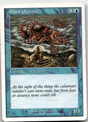 Giant Octopus, Starter 2000 # MTG | eBay