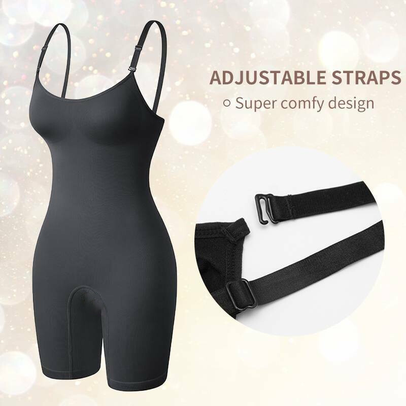 Women Tummy Control Butt Lifter Full Body Shaper Thigh Slimmer Bodysuit ...