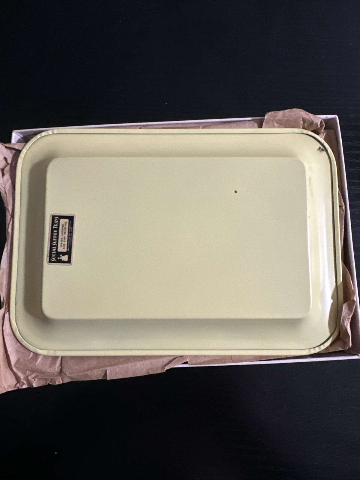 Vintage Social Supper Trays American Art Works Ohio Alcohol Chip ...